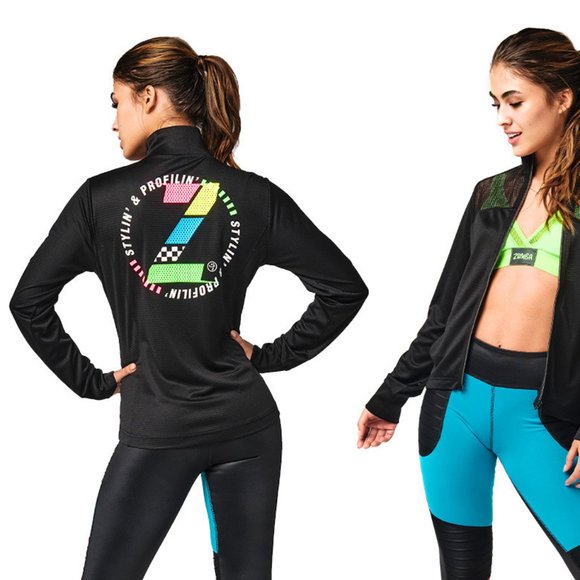 Zumba Fitness | Jackets & Coats | New Zumba Zumba Stylin Zipup Jacket ...